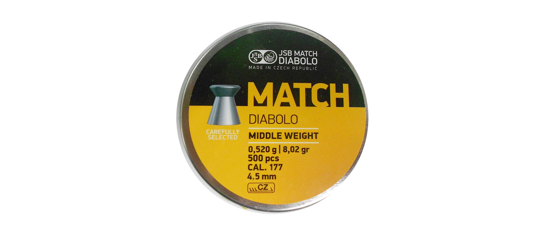 Balines calibre 4.5 JSB MATCH DIABOLO MIDDLE WEIGH - LimaGuns: Armas ...