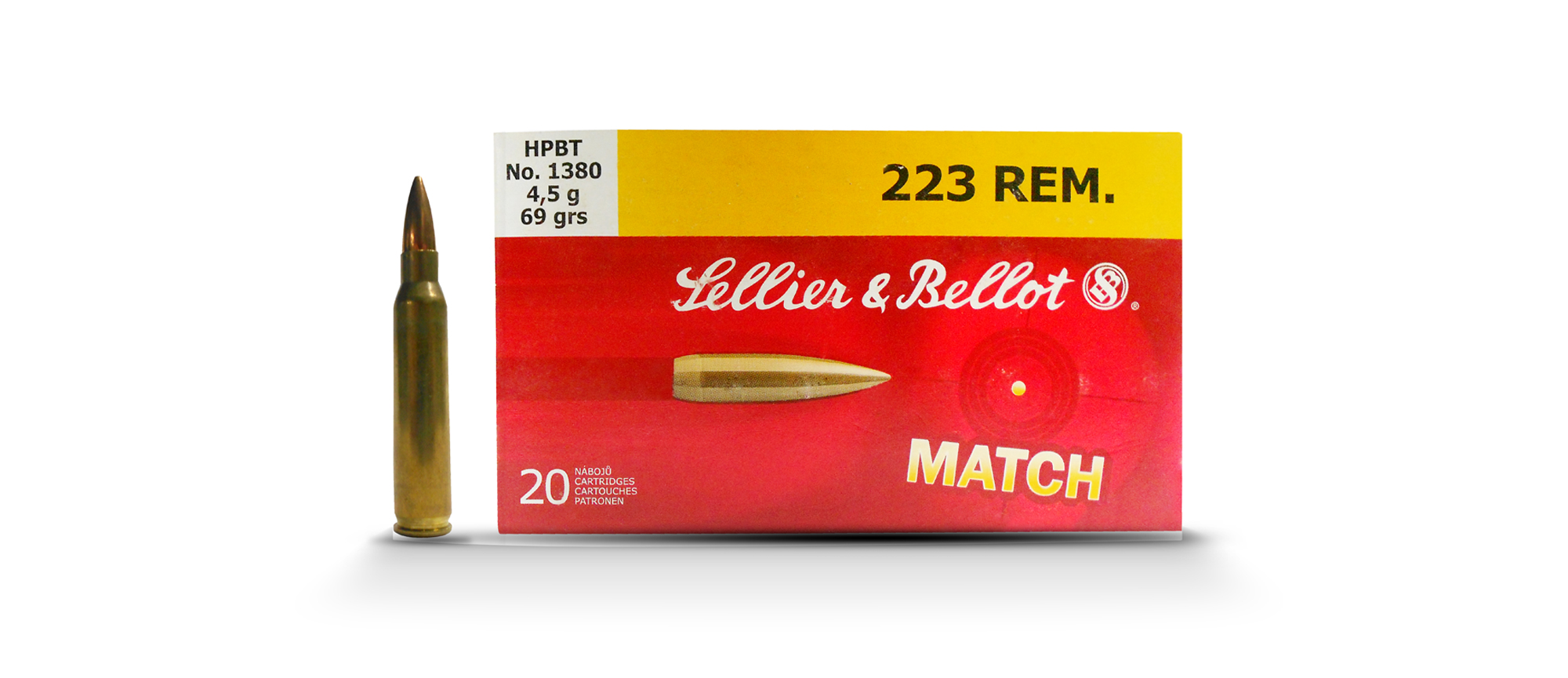 Balas calibre 223 SELLIER & BELLOT 69gr punta HPBT - LimaGuns: Armas ...