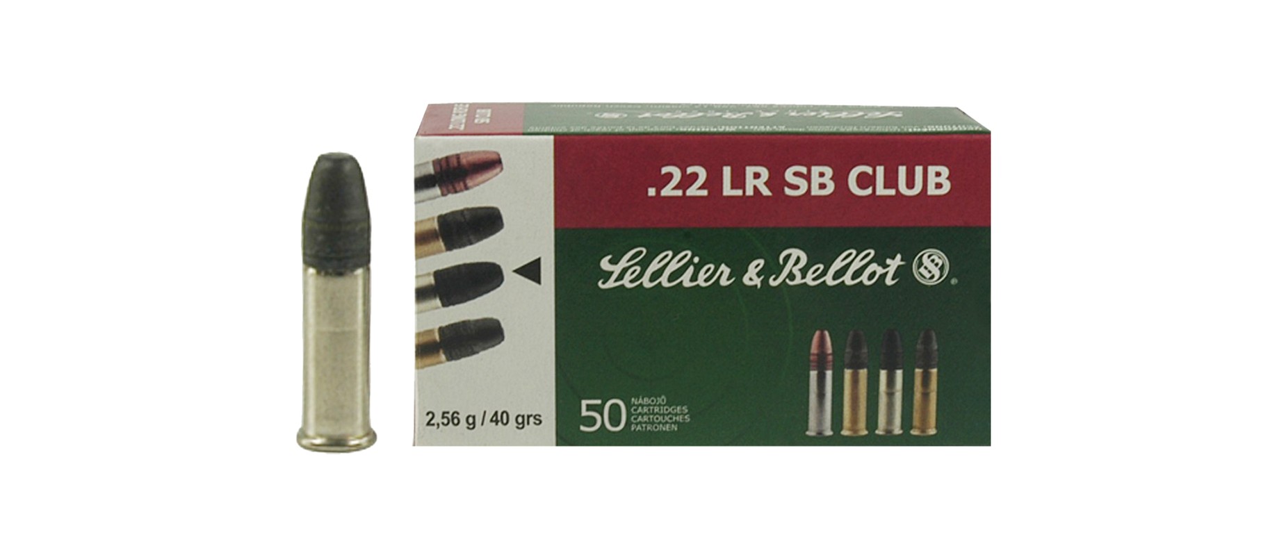 Balas calibre 22 SELLIER & BELLOT CLUB 40gr punta - LimaGuns: Armas ...