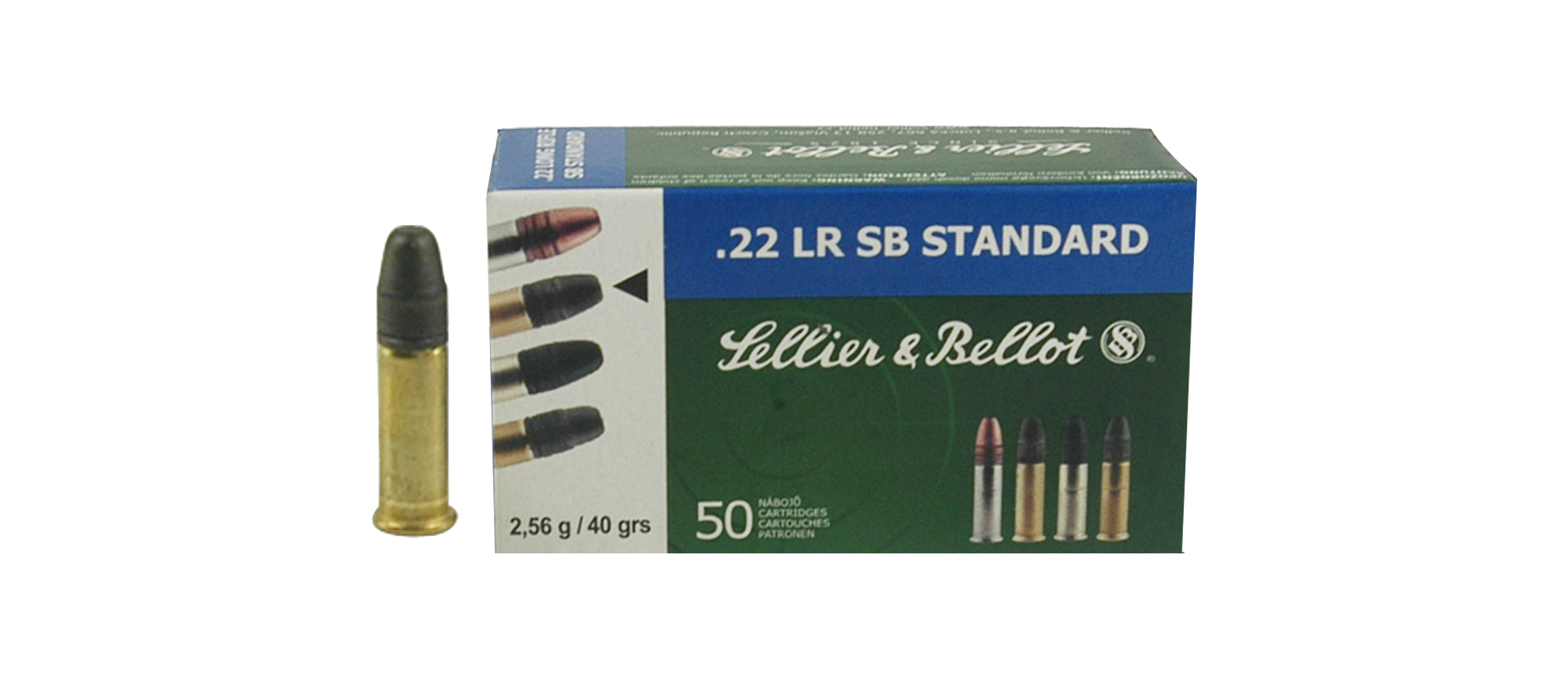 Balas calibre 22 SELLIER & BELLOT STANDARD 40gr pu - LimaGuns: Armas ...