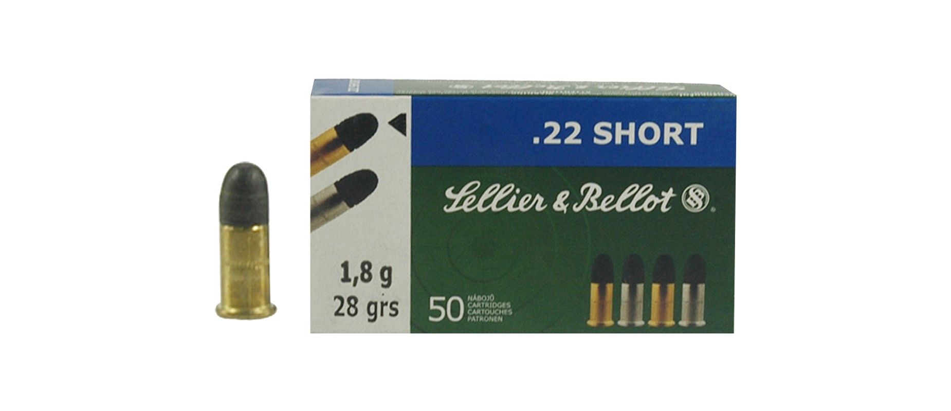Balas calibre 22 Short SELLIER & BELLOT 28gr punta - LimaGuns: Armas ...