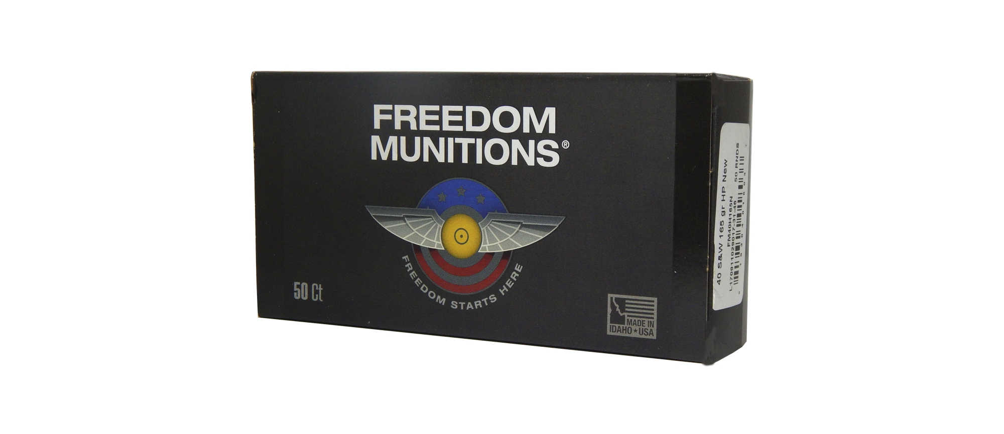 Balas calibre 40 S&W FREEDOM MUNITIONS 165 gr punt - LimaGuns: Armas ...