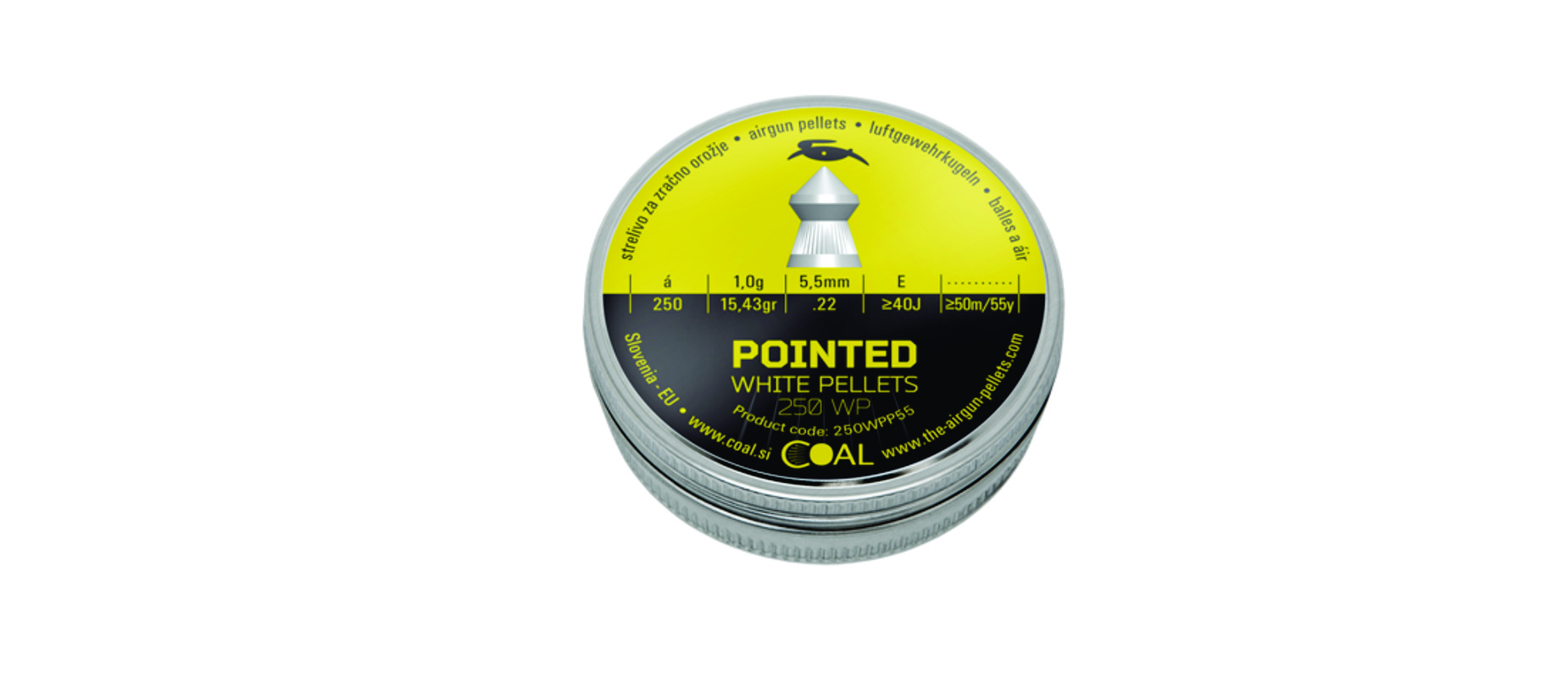 Balines calibre 5.50 COAL POINTED WHITE PELLETS pu - LimaGuns: Armas ...