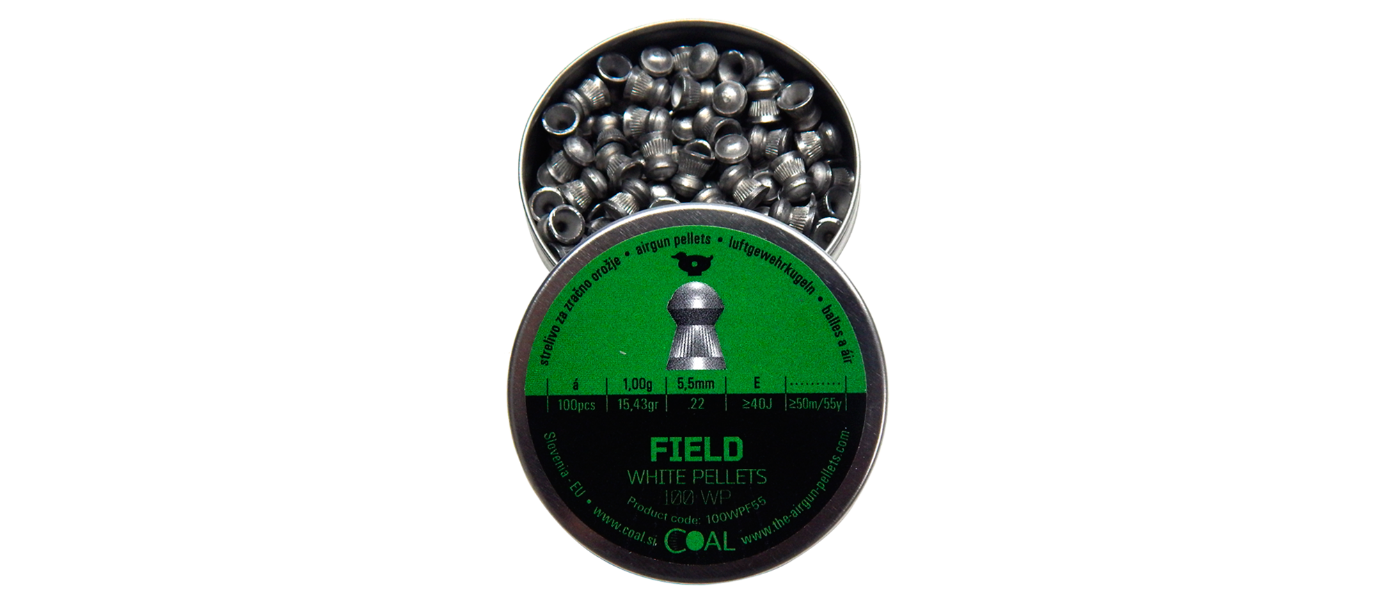 Balines calibre 5.50 COAL FIELD WHITE PELLETS punt - LimaGuns: Armas ...