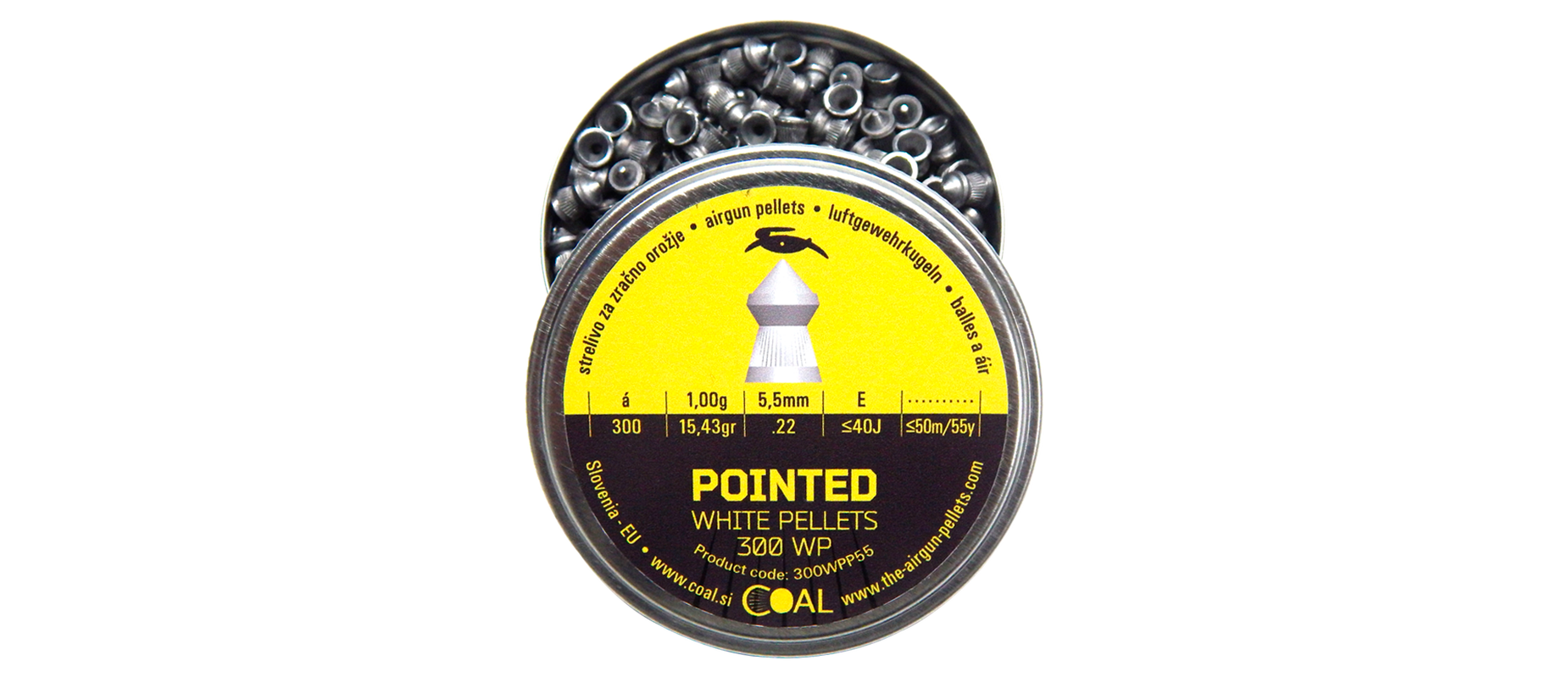 Balines calibre 5.50 COAL POINTED WHITE PELLETS pu - LimaGuns: Armas ...