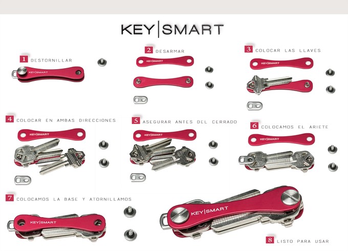 Llavero KEYSMART KS019 - Purple color morado tamañ - LimaGuns: Armas ...